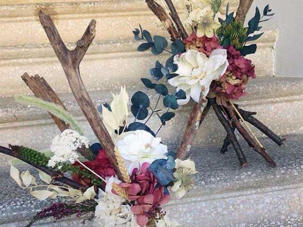 Ramo de novia en tonos azules y turquesas - Trencadissa Art Floral